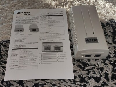 HIGH POWER poe injector AMX PS-POE-AT | eBay
