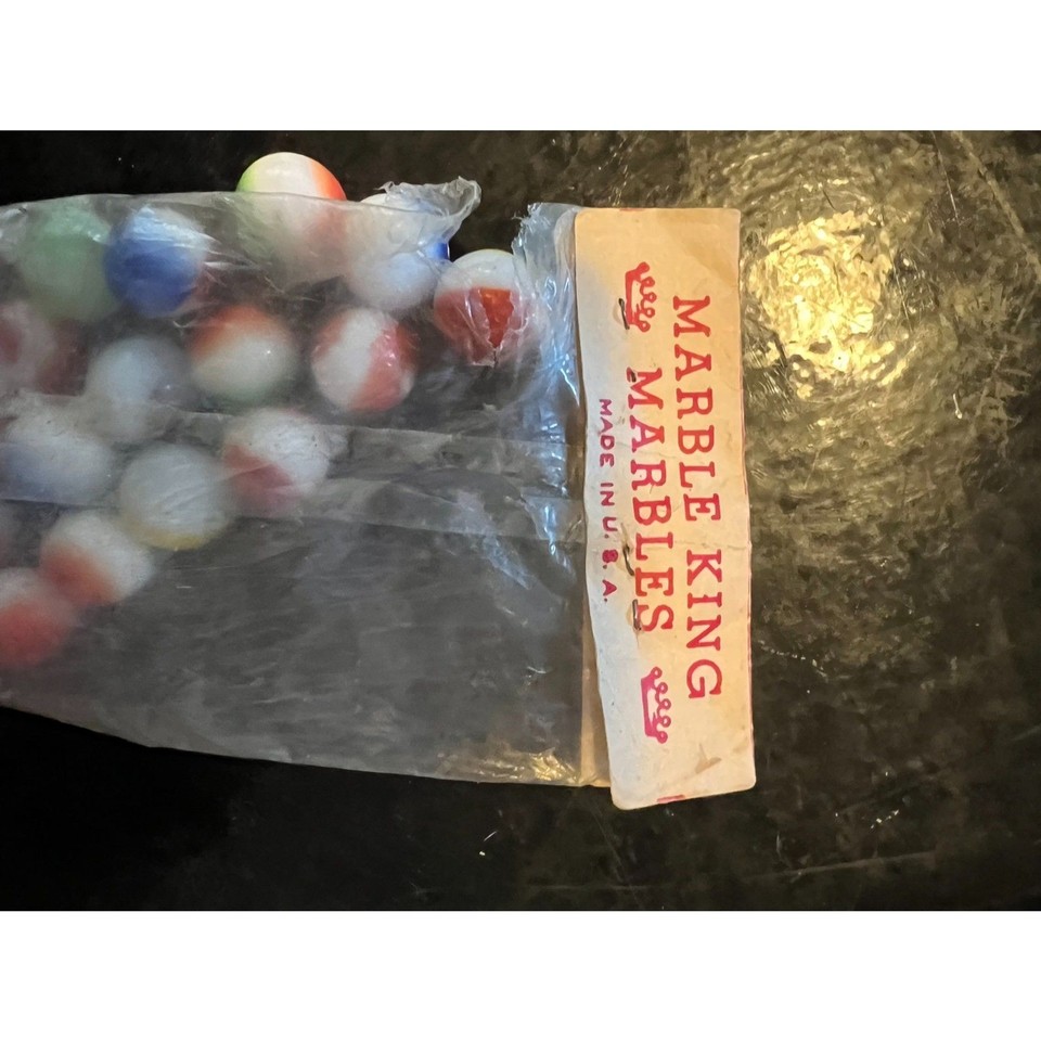 Vintage 1950s Marble King Rainbow Marbles, Bag of 34 | eBay