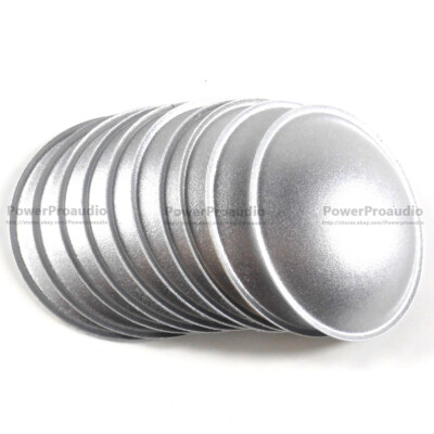 10pcs 64mm silver color Paper Dust Cap Replacement For SUBWOOFER/ BASS ...