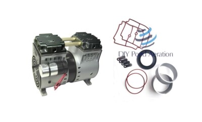 Anver 4.3HP-116 1/2HP Vacuum Pump Rebuild Kit PMP-4.3JP-116. JP-120V ...