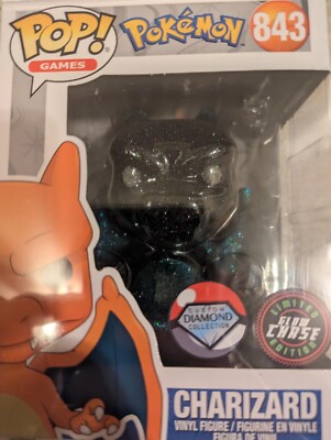 Pokemon Funko Charizard 843 V Metallic Chameleon Diamond Glow Chase ...