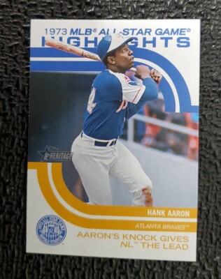 2022 Topps Heritage Update High Number Highlights - ASGH-3 HANK AARON ...