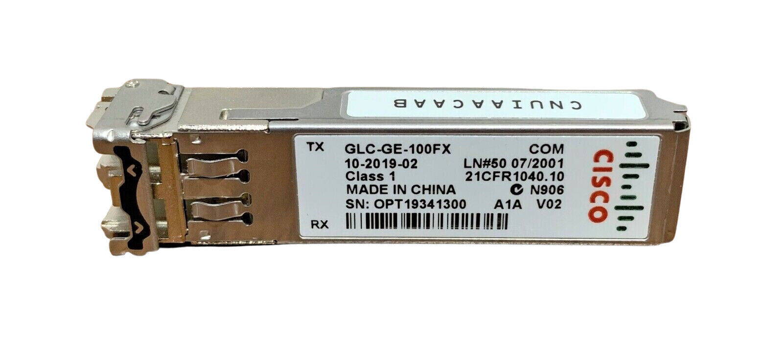 Cisco 10-2019-02 Transceiver - GLC-GE-100FX for sale online | eBay