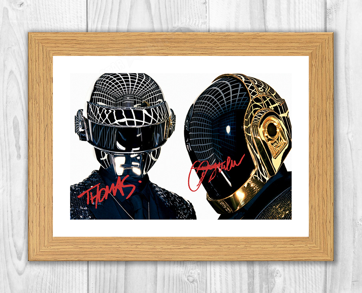 Daft Punk 1 A4 reproduction autograph photograph picture poster choice ...