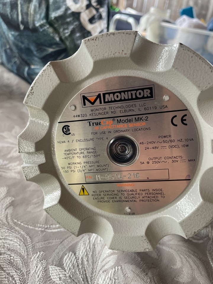 Monitor Technologies Truecap MK-2 11-8514-218 Capacitance Level Sensor ...
