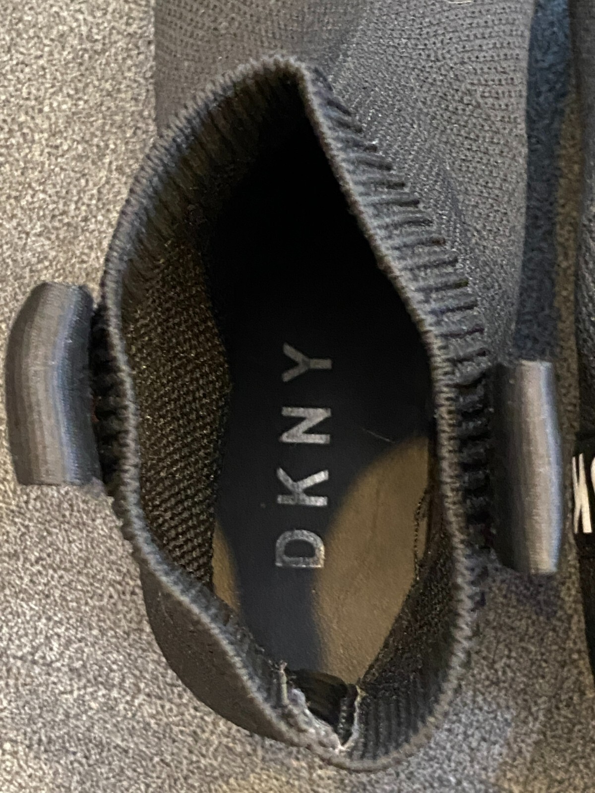 DKNY Women's Stretch-Knit Above Ankle Slip-On Wedge S… - Gem