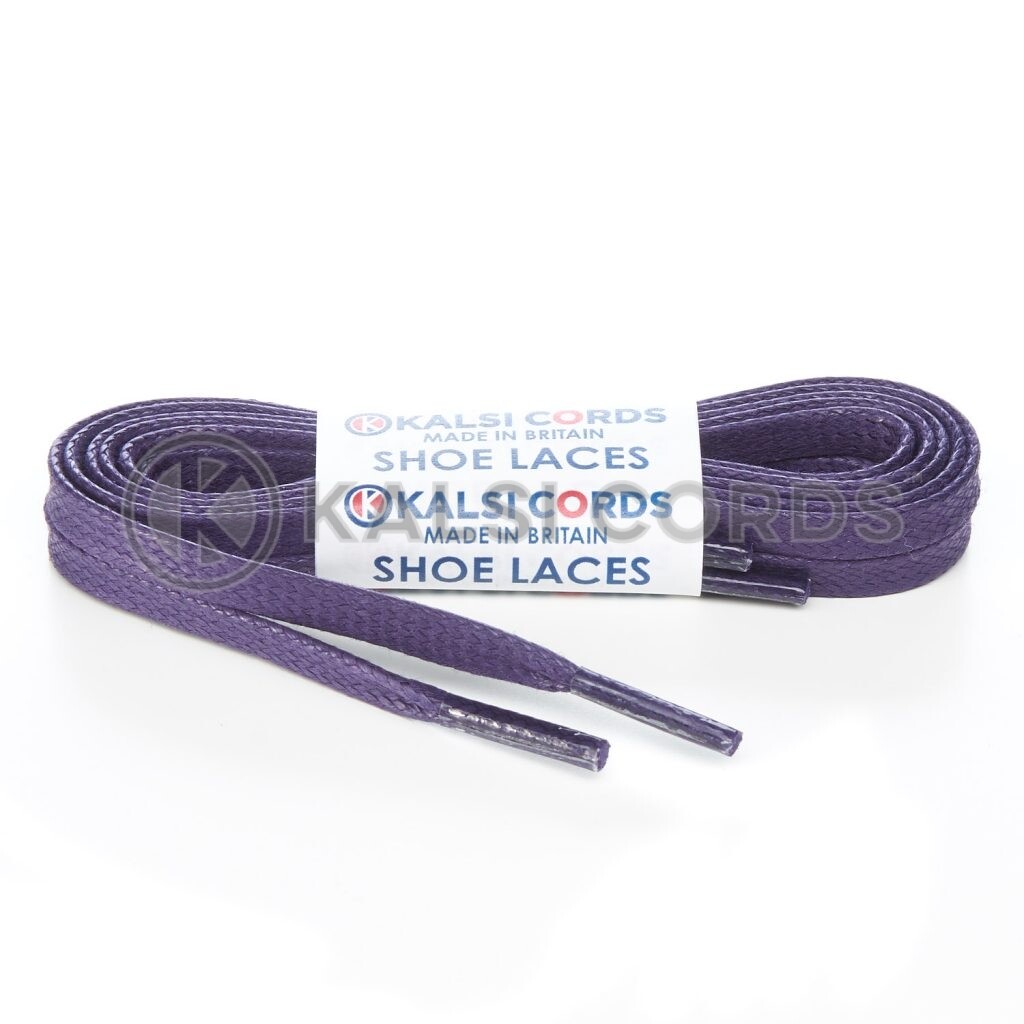 6mm FLAT WAXED COTTON SHOE LACES PREMIUM QUALITY FOR TRAINER BOOT ...