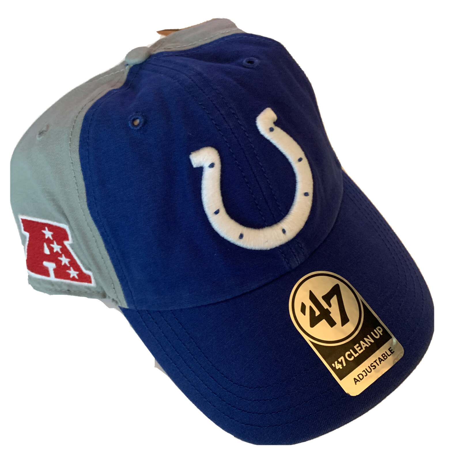 NFL Indianapolis Colts 47 Brand Navy Clean Up Flagstaff Hat Cap for ...
