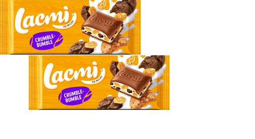 Roshen Lacmi Milk Ukrainian Chocolate Bar Crispy Pieces Cookies Flakes ...