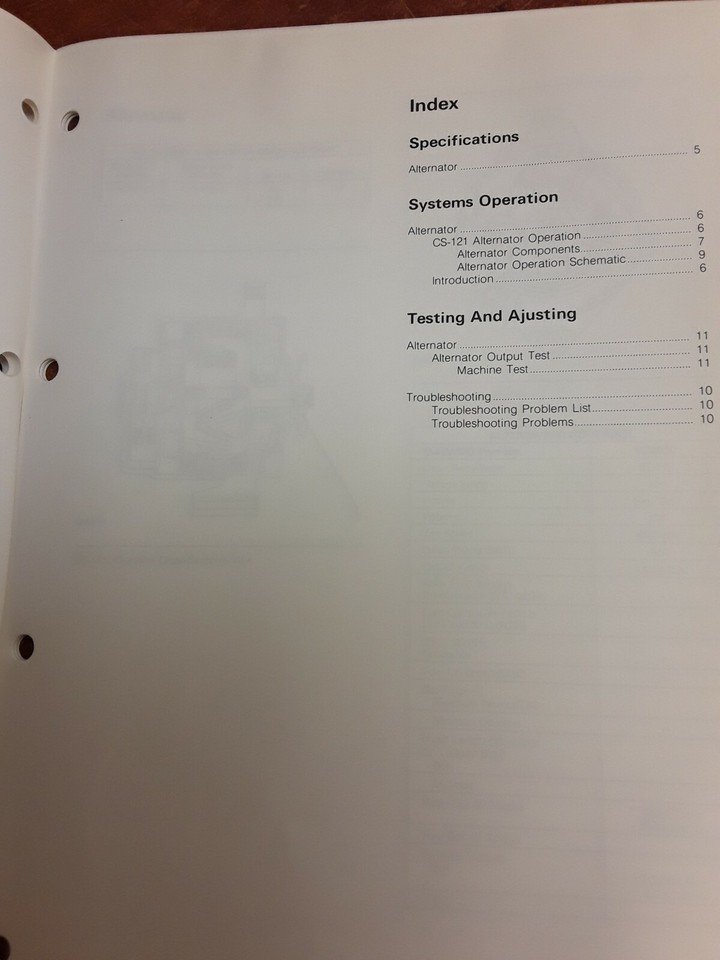 Daewoo Service Manual Delco Remy CS-121 Series Alternators | eBay