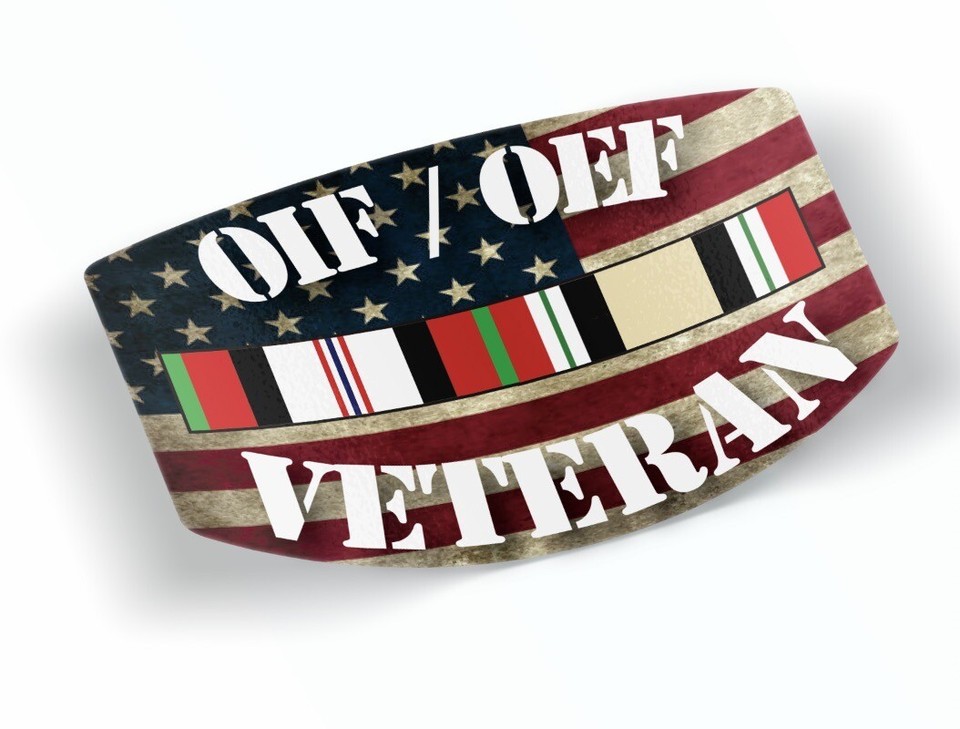 OIF/OEF Operation Iraqi Enduring Freedom Veteran Decal Sticker Flag | eBay