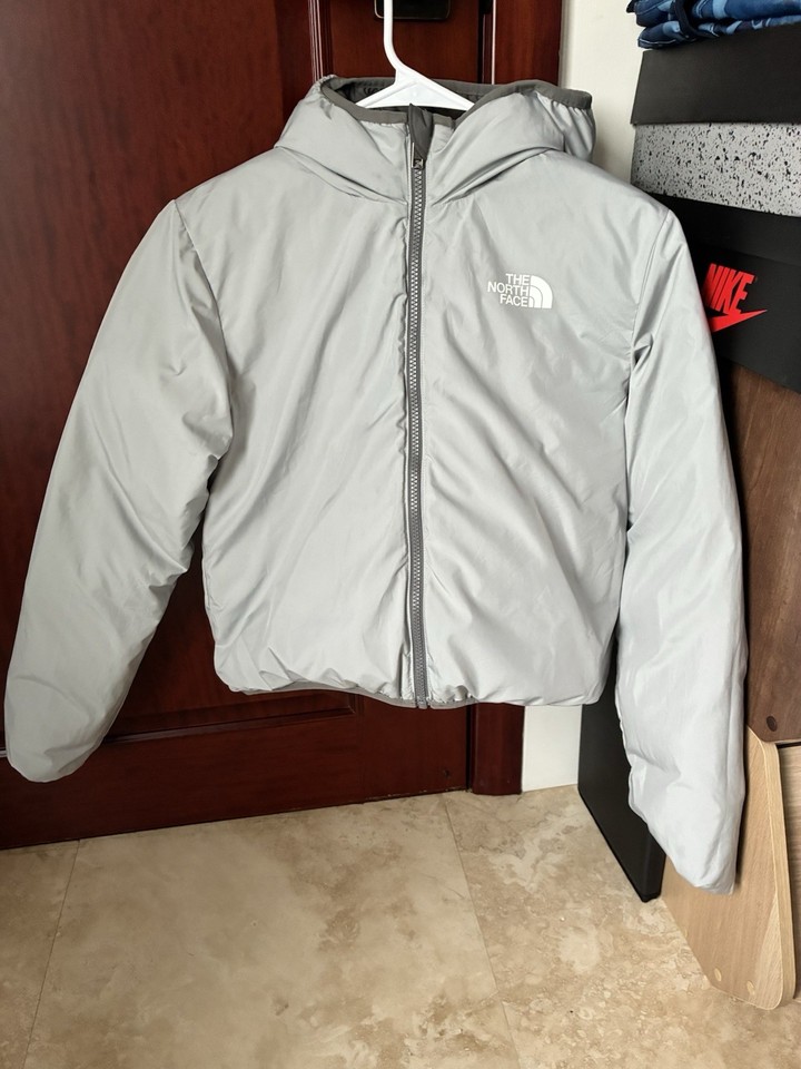 The North Face Girls Hydrenalite Down Puffer Jacket 600 Fill Reversible ...
