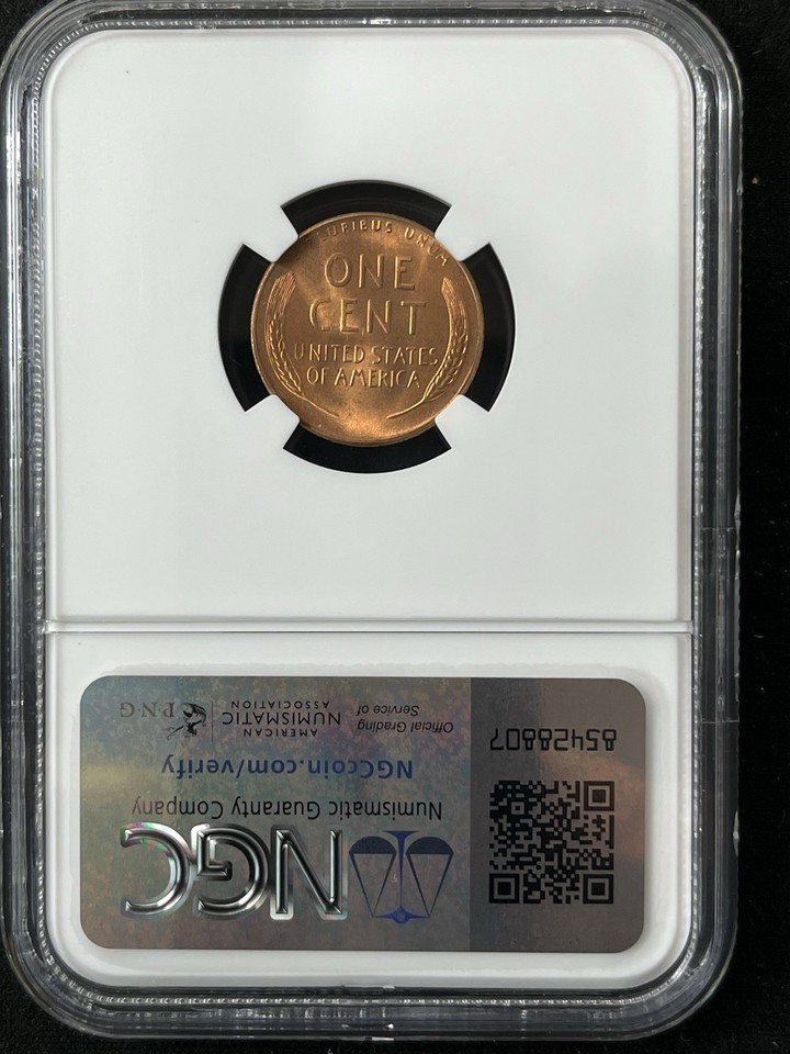 1950-S 1C RD Lincoln Wheat One Cent NGC MS66RD 6812947-087 | eBay