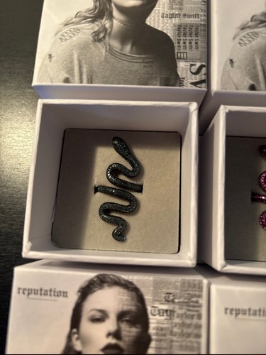 Taylor Swift Reputation Snake Ring set of 6 Authentic Rare New | eBay