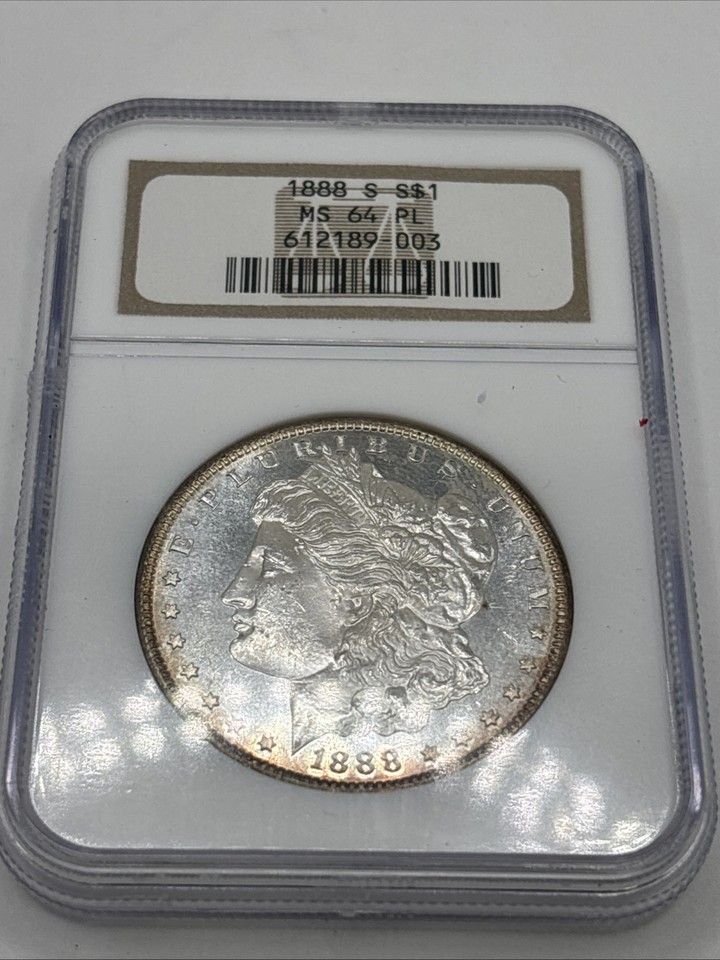 1888 S Proof Like Morgan Silver Dollar - NGC Certified MS64 PL !! | eBay