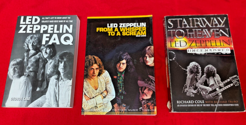 Lot of 3 Led Zeppelin Books STAIRWAY TO HEAVEN, FAQ, & WHISPER TO A SCREAM 9781617130250| eBay