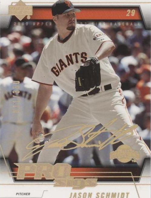 2005 Upper Deck Pro Sigs - Jason Schmidt #74 Gold /350 for sale online ...