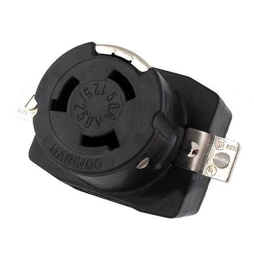 Marinco 6369CR 125/250V 50Amp Wire Dockside Receptacle 93344007101| eBay