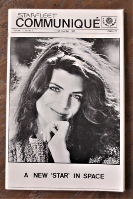 STAR TREK STARFLEET COMMUNIQUE VOLUME TWO ISSUE ONE KIRSTIE ALLEY COVER ...