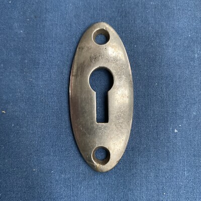 Vintage Key Hole Escutcheon Silver Chrome Color Furniture / Door ...