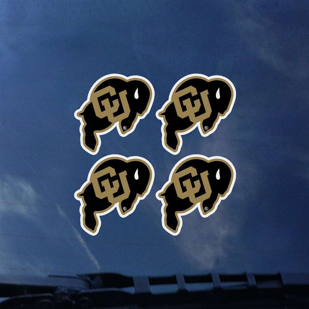 Colorado Buffaloes Transfer Decals - Set of 4 | eBay
