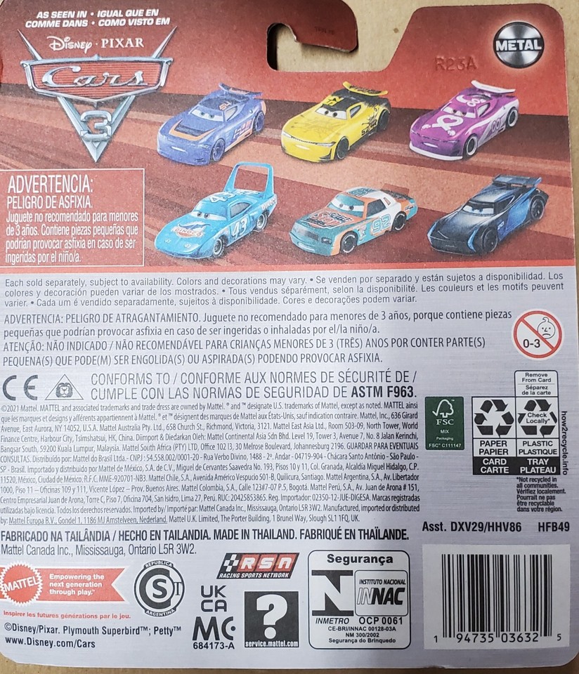 2022 Disney Pixar Cars Cruz Ramirez as Frances Beltline Fire Can | eBay