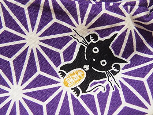 Japanese Traditional Tabi Socks Flip Flop Kimono Kohaze Purple Cat US ...