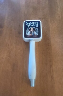 Vintage Samuel Adams Boston lager wooden Beer tap handle 11" Long Used ...