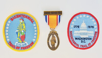 Boy Scouts Historical Trails Bicentennial Trail of Freedom Medal ...