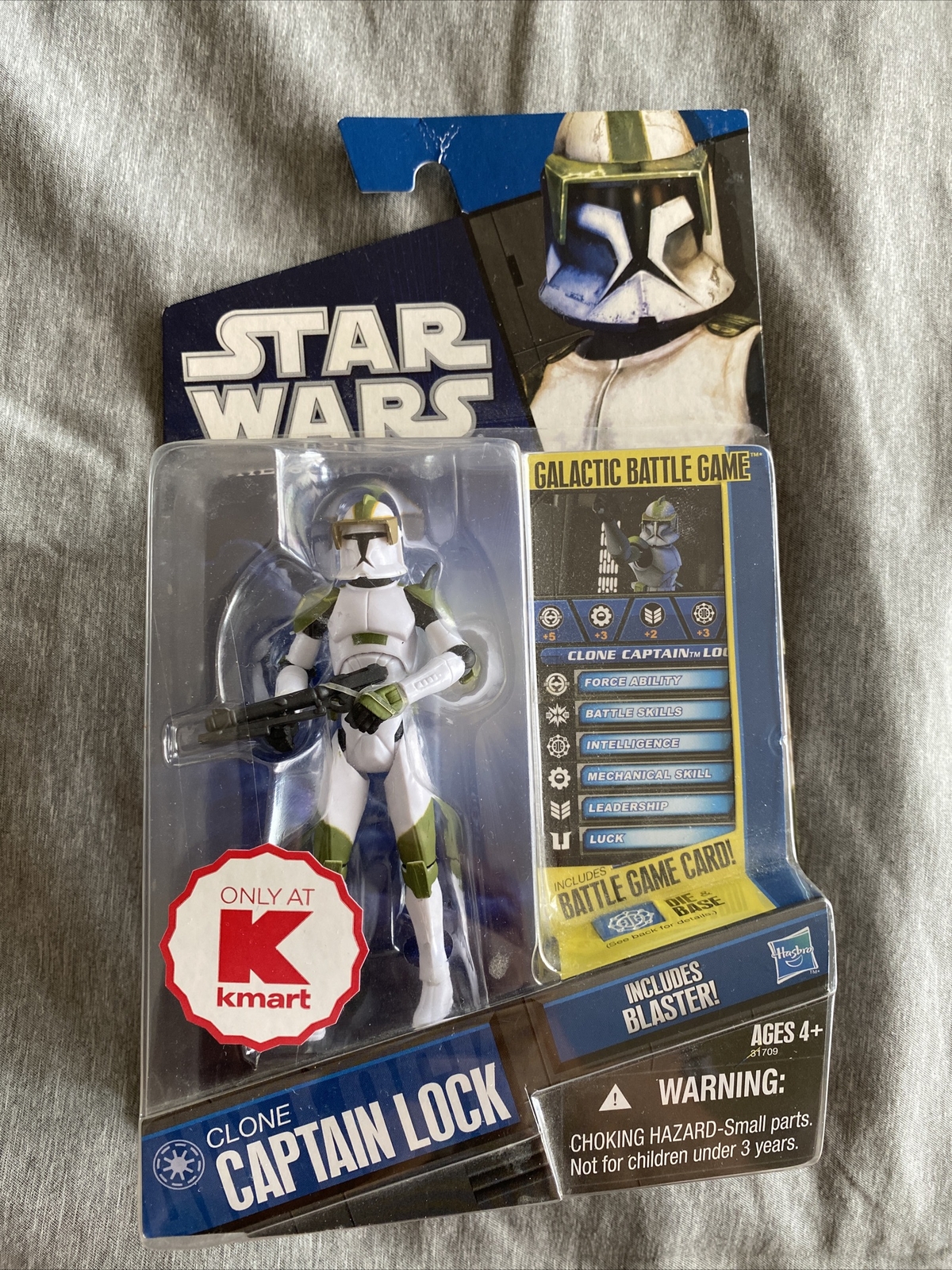 Captain Lock Figure Star Wars The Clone Wars 2010 Hasbro MOC MINT Kmart ...