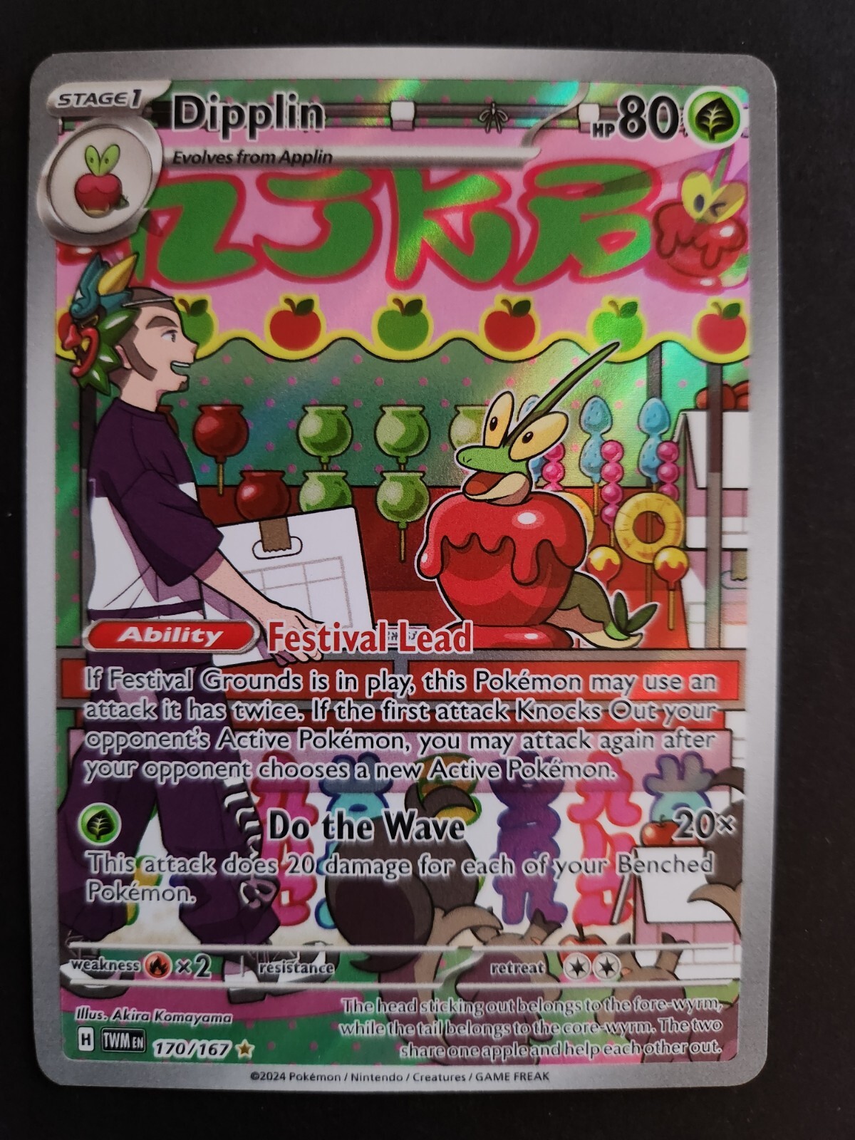 Dipplin - 170 Pokemon SV Twilight Masquerade - Illustration Rare NM | eBay