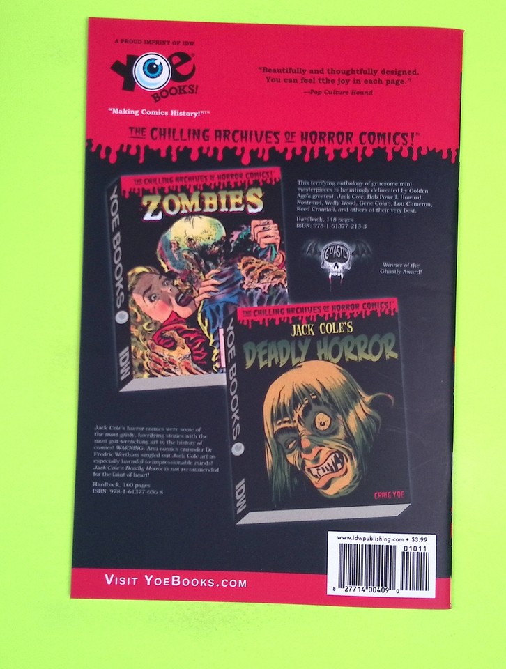 Haunted Horror #10 Vol. 2 2014 IDW Publishing High Grade Comic Book M16 ...