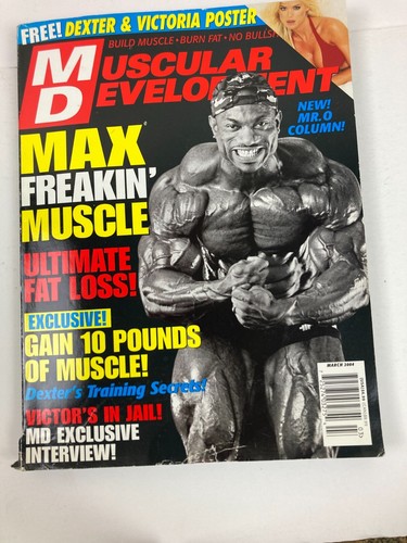 Muscular Development Vtg Magazine Volume 41 #3 March 2004 Dexter ...