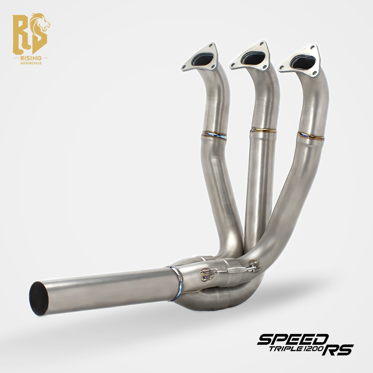 Triumph 1200 Full Titanium Racing Exhaust Header Pipe | eBay UK
