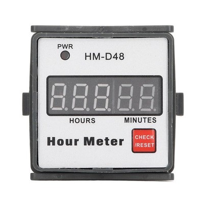 Digital Hour Meter Timer Square Counter 0?999.99h Timer AC 220V 50Hz HM ...