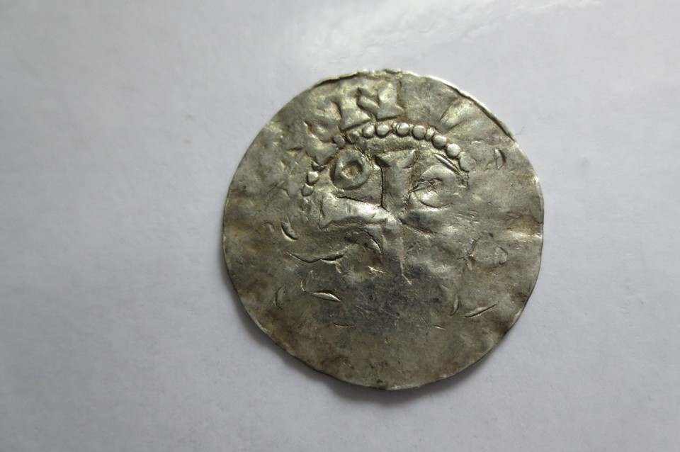 Germany 10 century silver denar, Otto/Adelheid type penny, Goslar mint ...