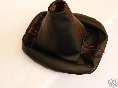 FITS NISSAN 200SX SILVIA S14 350Z LEATHER SHIFT BOOT RED ST | eBay