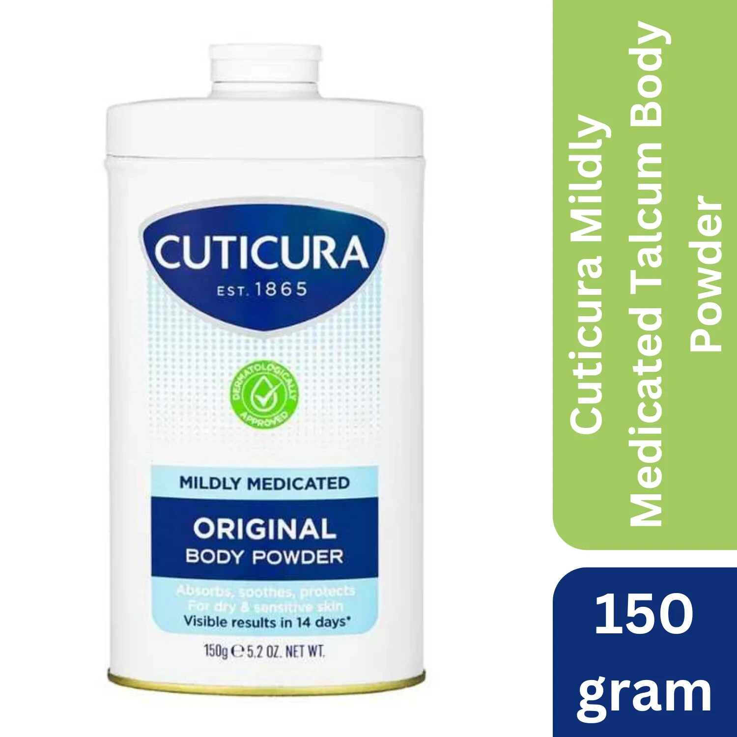 3 X Cuticura Mildly Medicated Original Body Talcum Powder 150G ...