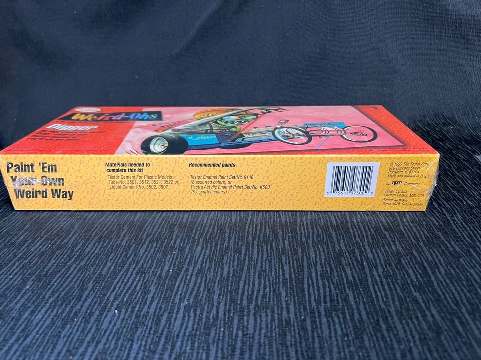 TESTORS Weird-Ohs Digger Model Kit 1993's Model Kit hard to find Rare ...