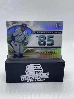 2023 Bowman Chrome RODERICK ARIAS Scouts Top 100 BTP85 New York Yankees ...