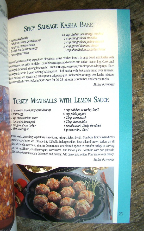 The Birkett Mills Buckwheat Cookbook ~1992~ Kasha Seed Flour Breads ...