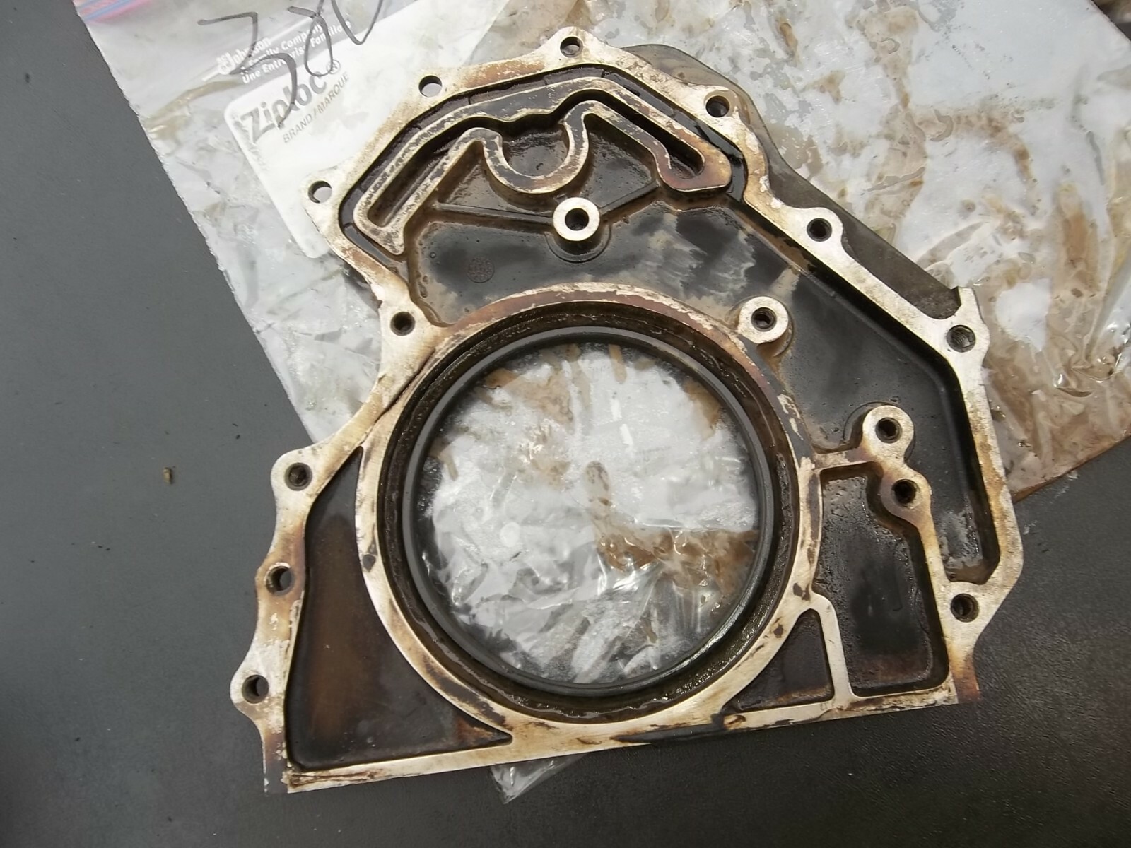 380 SL Mercedes rear main seal cover 117 011 00 08 | eBay