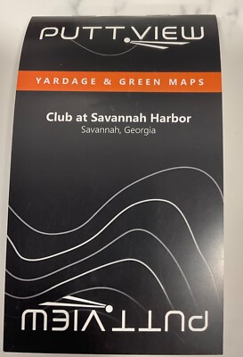 PuttView Yardage Book Golf - Club at Savannah Harbor | eBay