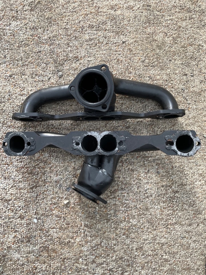 Sanderson Small Block Chevy 1-5/8" Shorty Headers with Collectors | eBay