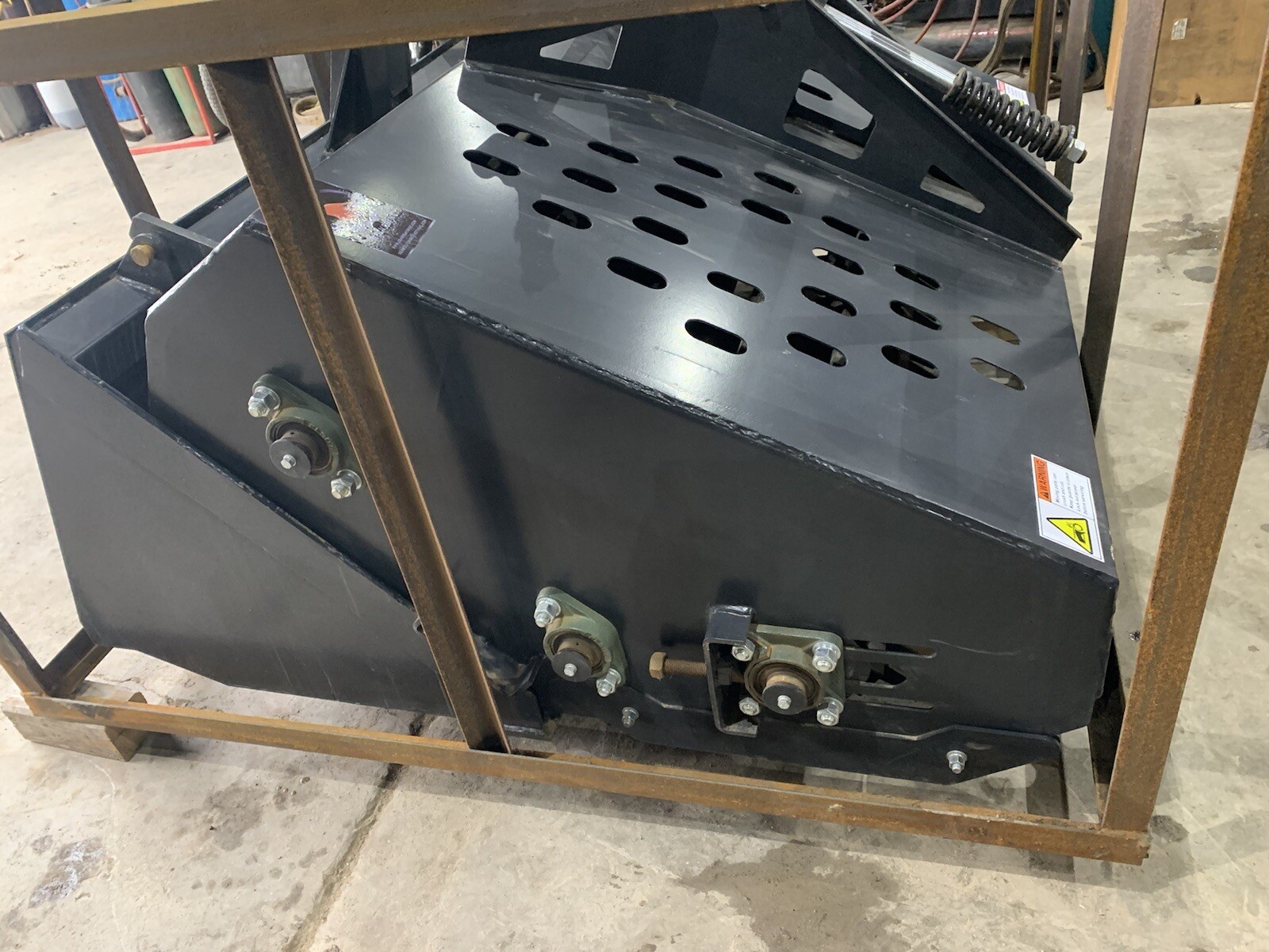 72 Inch Landscape Rake Rock Hound Harley Rake Bobcat Cat Case Jcb skid ...