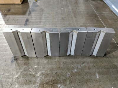 110 KIP MTS 641.37 Vee Wedge Hydraulic Grip Faces Fatigue Tester 059653 ...