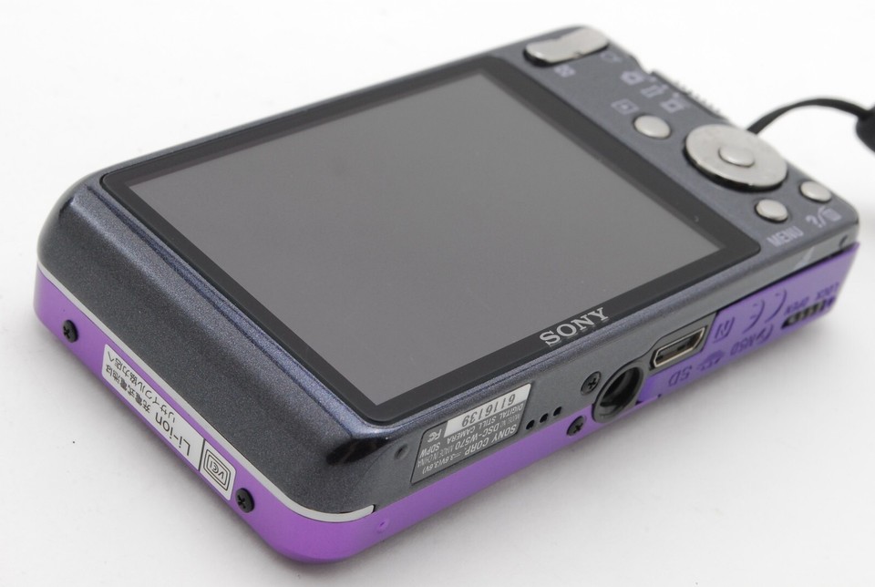 SONY Cyber Shot DSC-W570 violet purple Digital Camera-95%NEW | eBay