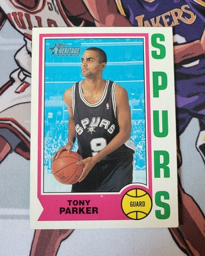 2001-02 Topps Heritage Tony Parker Rookie Card RC #205 | eBay