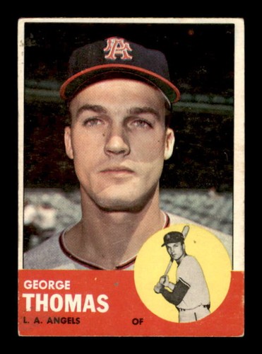 1963 Topps #98 George Thomas VG/VGEX Angels 564132 | eBay