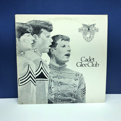 Vinyl Record LP 12 inch 12" case vtg 33 Cadet Glee Club 1980 military ...